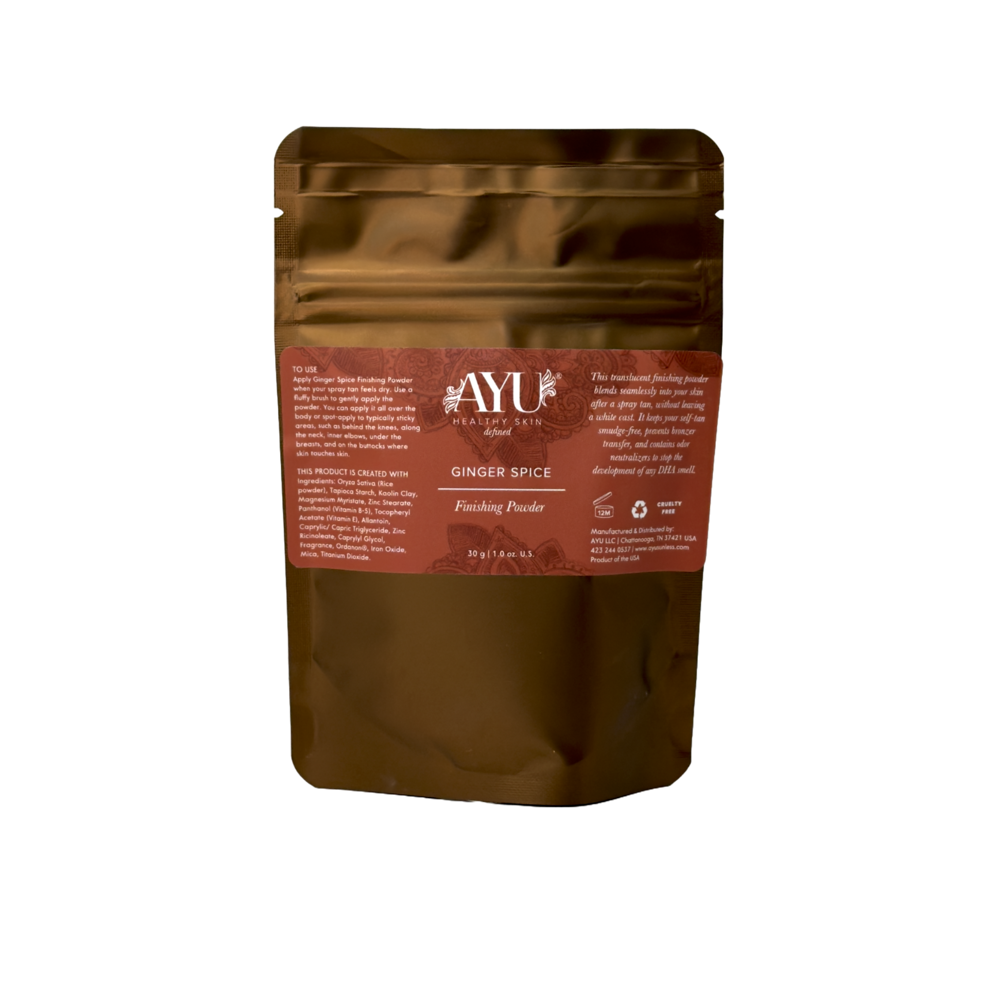 Ginger Spice Finishing Powder (1oz) – AYU Sunless